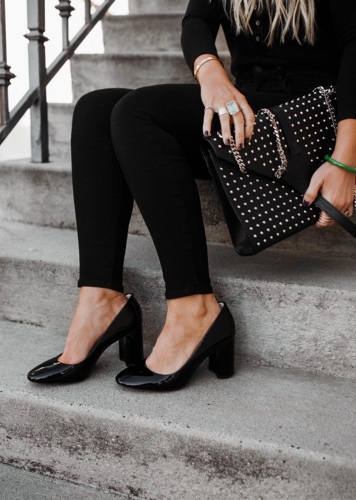 How I Wear Basic Black Pumps by Lisa Allen | Salty Lashes