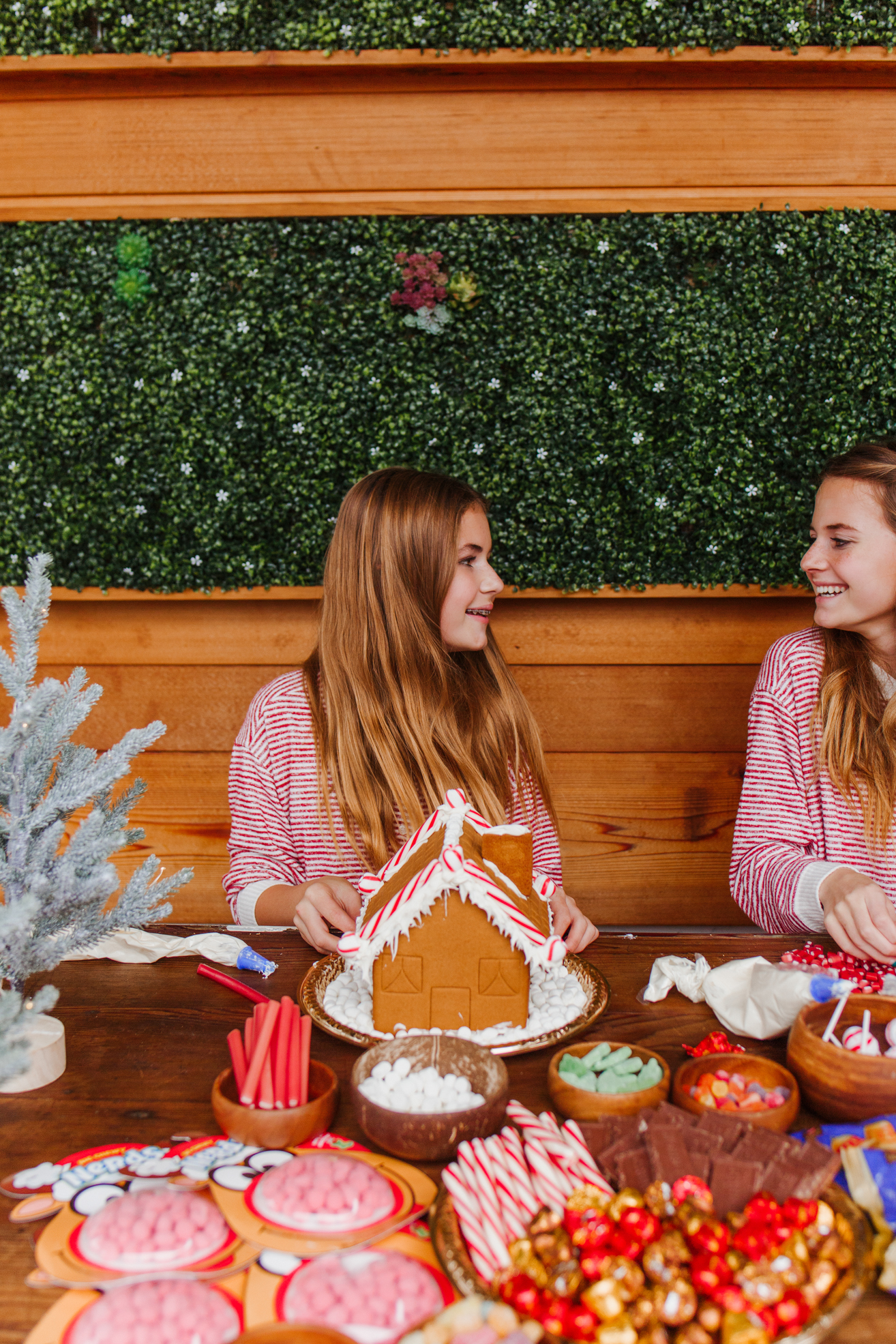 Gingerbread Houses with Big Chewy NERDS & CRUNCH Dark Jingles