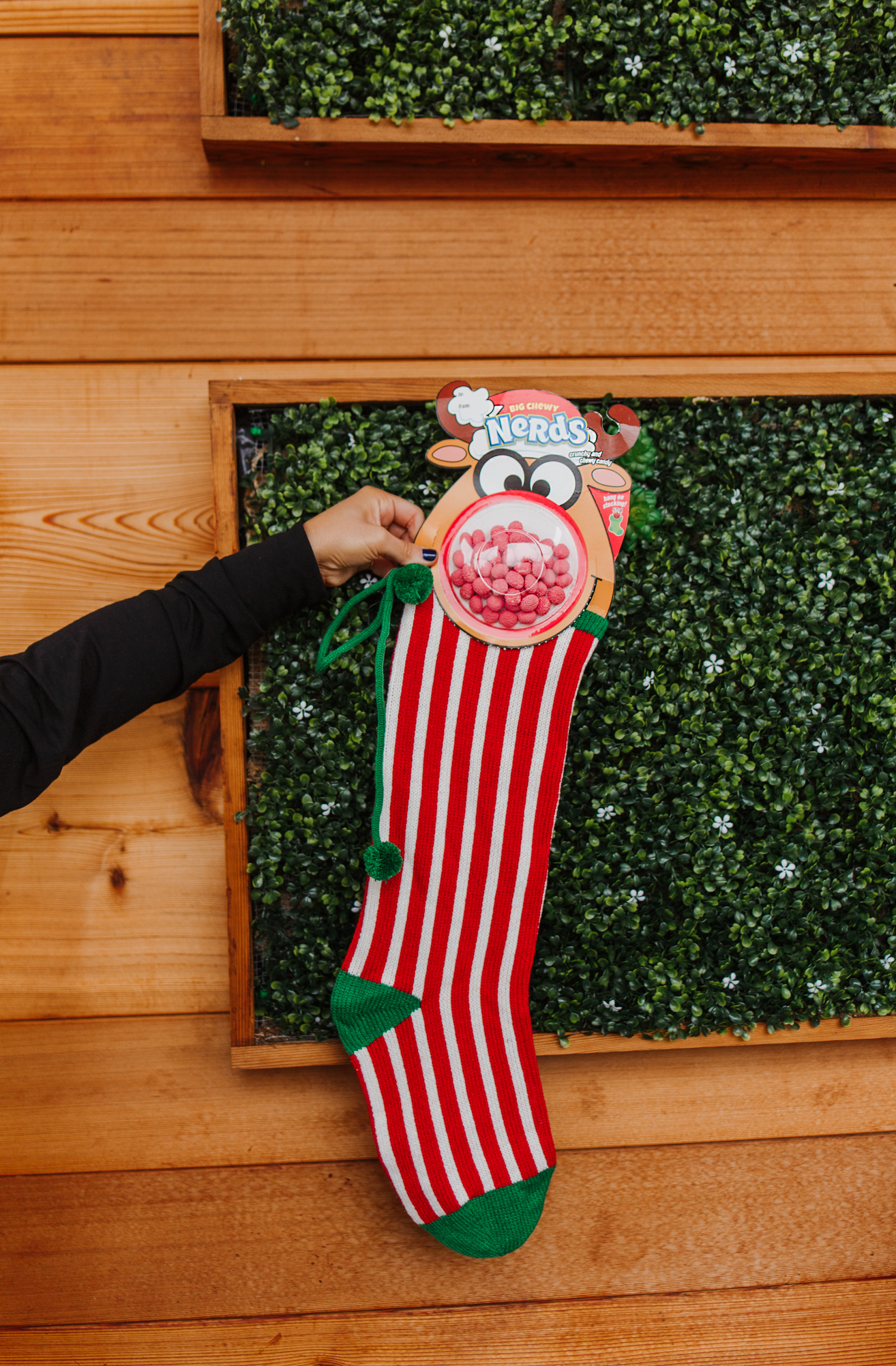 Gingerbread Houses with Big Chewy NERDS & CRUNCH Dark Jingles