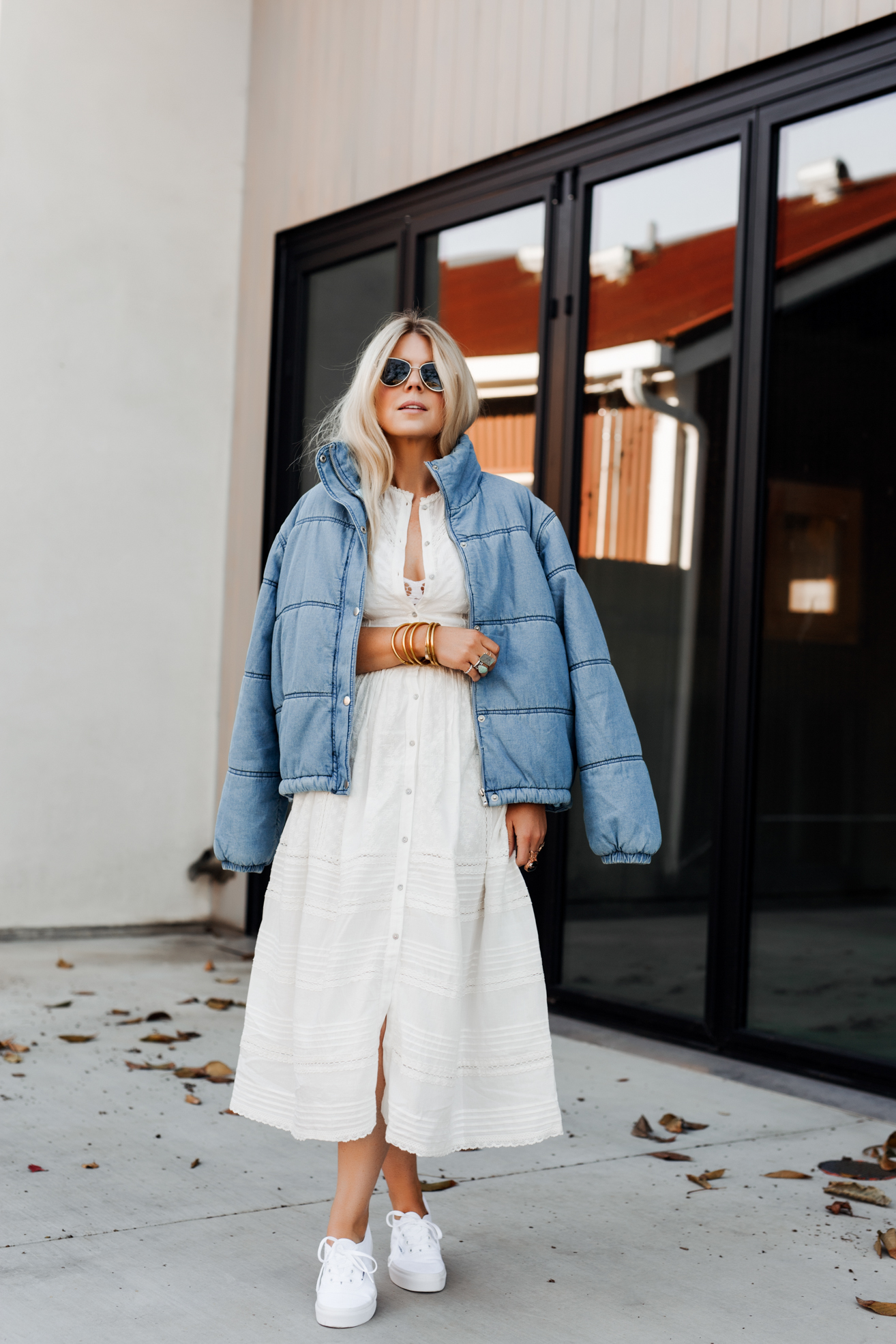 Levi's Sherpa Denim Jacket & Denim Puffer Coat